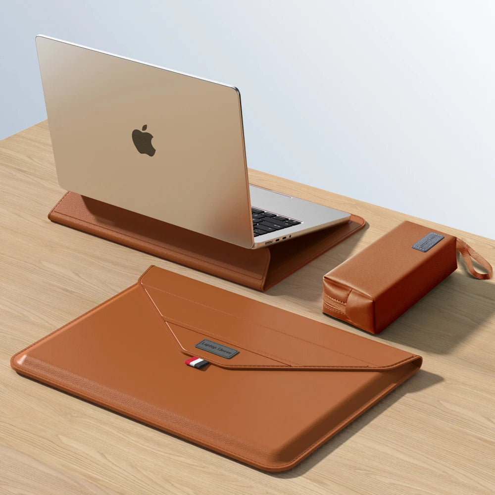 Leather Waterproof Laptop Bag Set – District Sunday